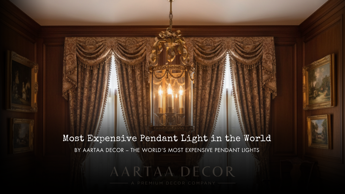 Most Expensive Pendant Light in the World | Aartaa Decor